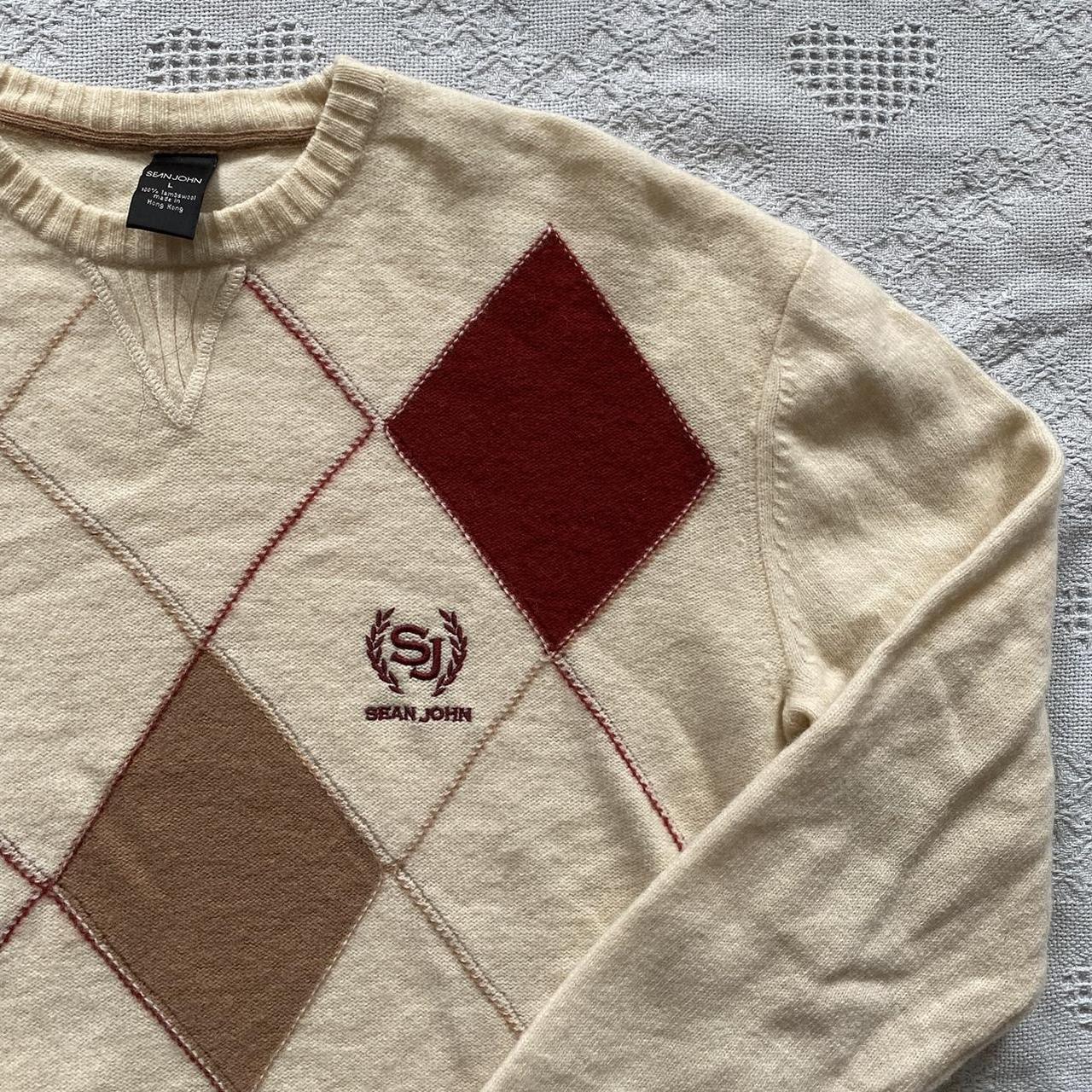VINTAGE SEAN JOHN SWEATER i love the colors and... - Depop