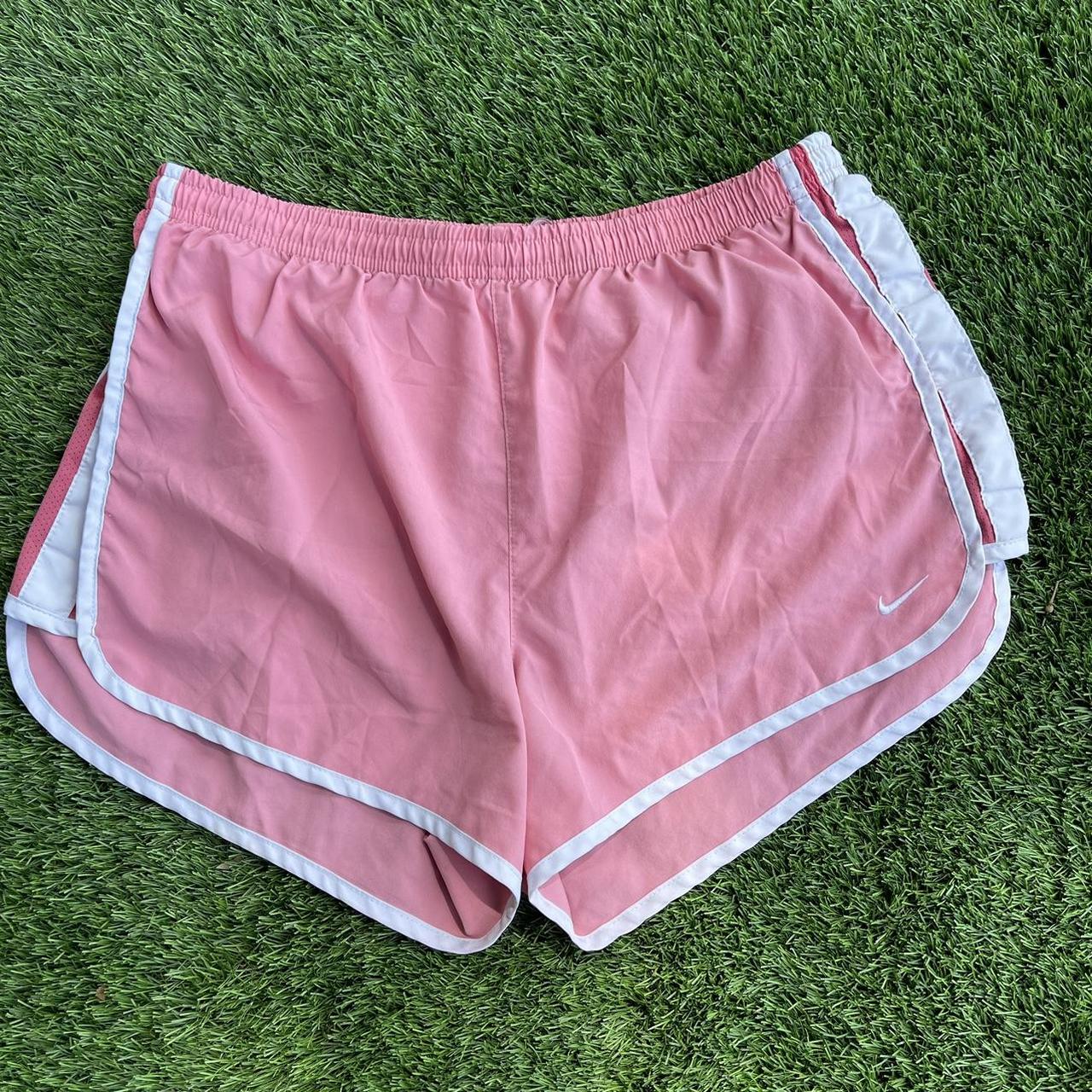 y2k pink nike shorts dm for measurements or... - Depop