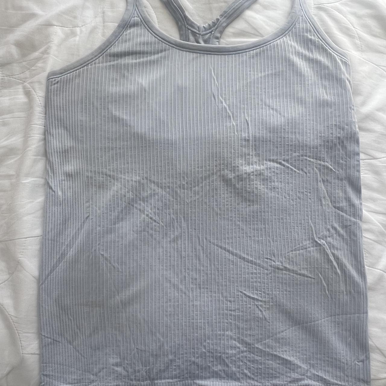Lululemon singlet Lavender colour - selling as too... - Depop