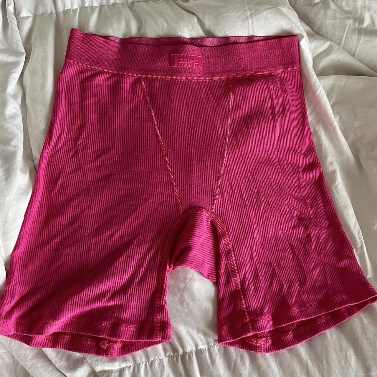 Skims Women's Pink Boxers-and-briefs | Depop