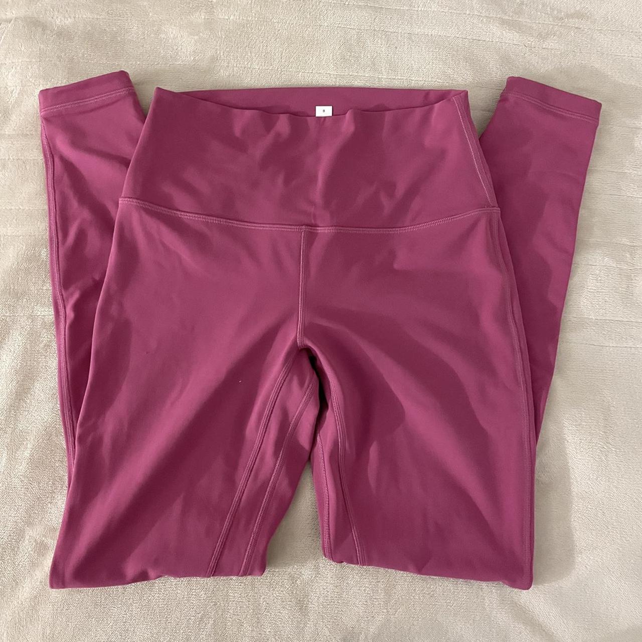 pink lululemon 28” align leggings size 8 but fits... - Depop
