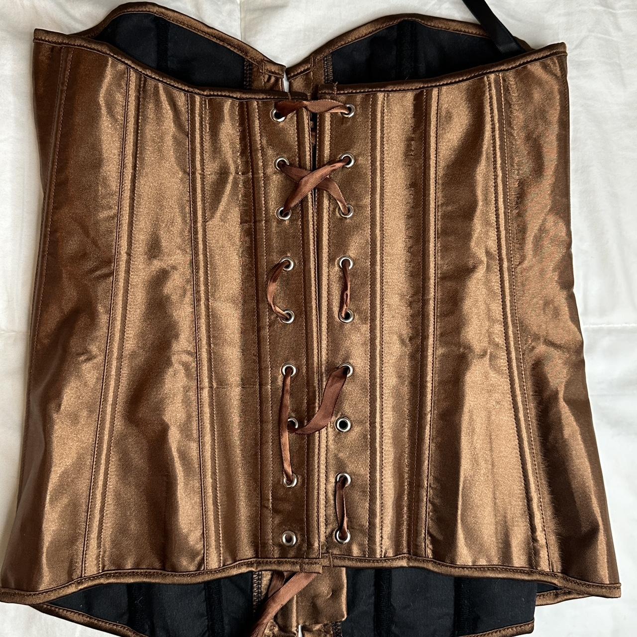 Beautiful Brown Corset - Depop