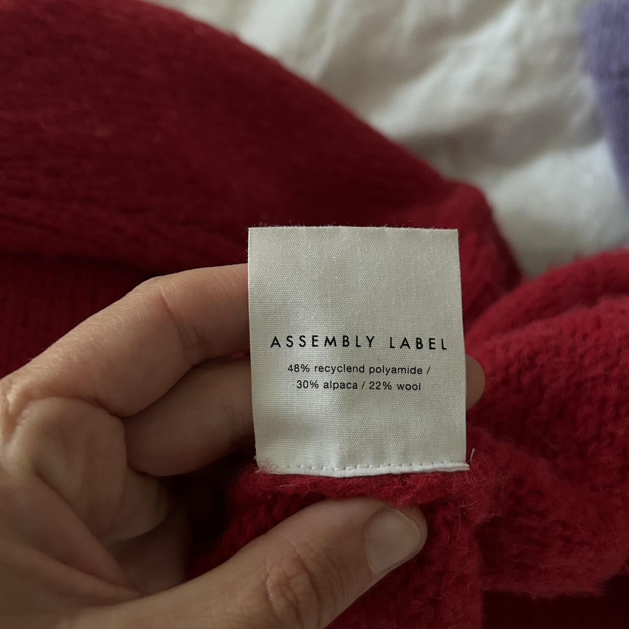 Assembly label mostly wool blend oversized... - Depop