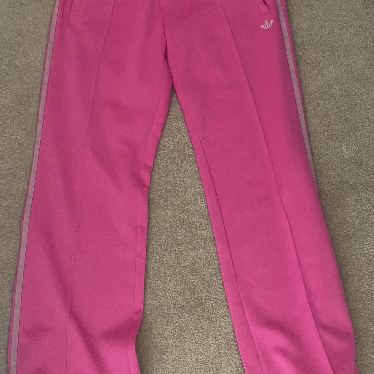 Pink Adidas Vintage Tracksuit Size M/L Can we born... - Depop