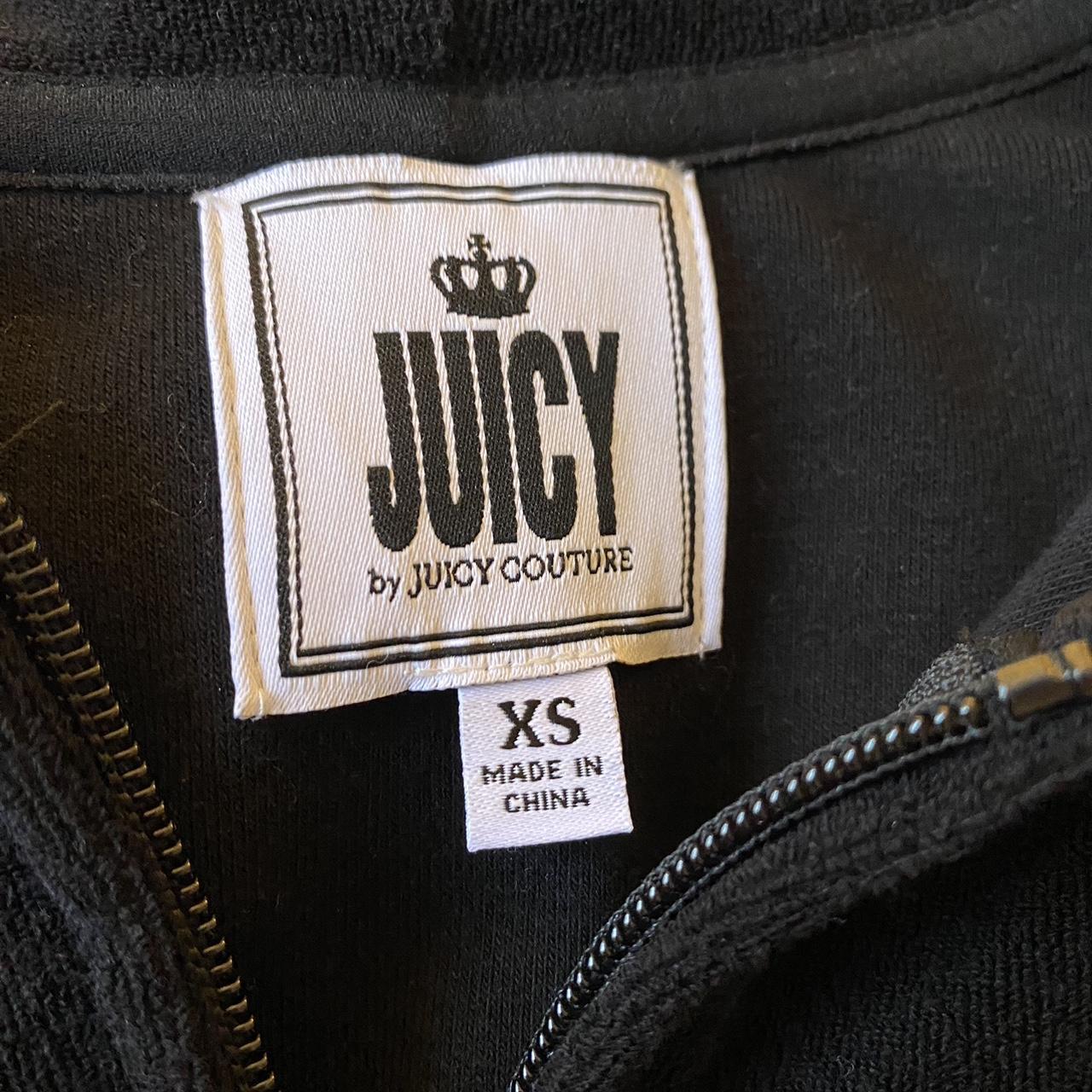 Black Terry Cloth Juicy Couture Jacket I’ve only... - Depop
