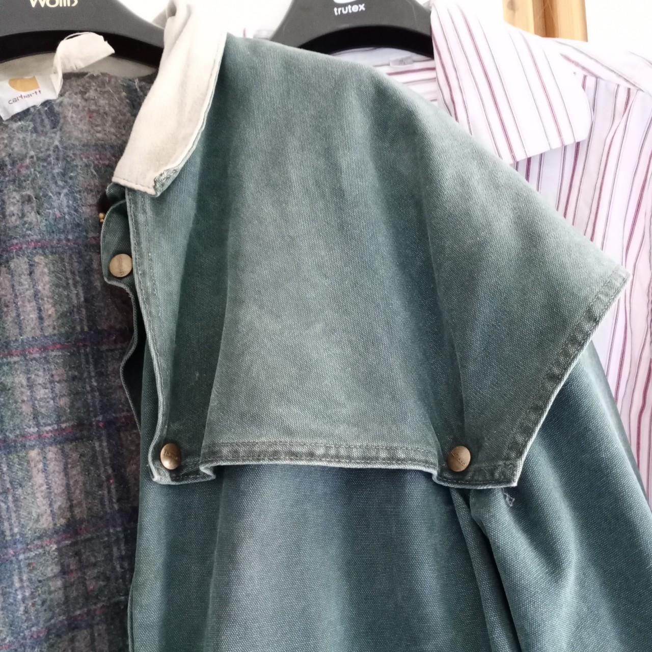 Rare Vintage Carhartt Jacket - 2XL Tan suede... - Depop