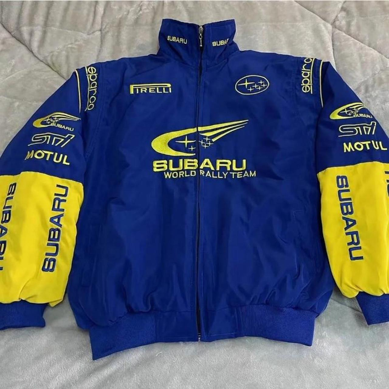 Men's Yellow and Blue Jacket | Depop