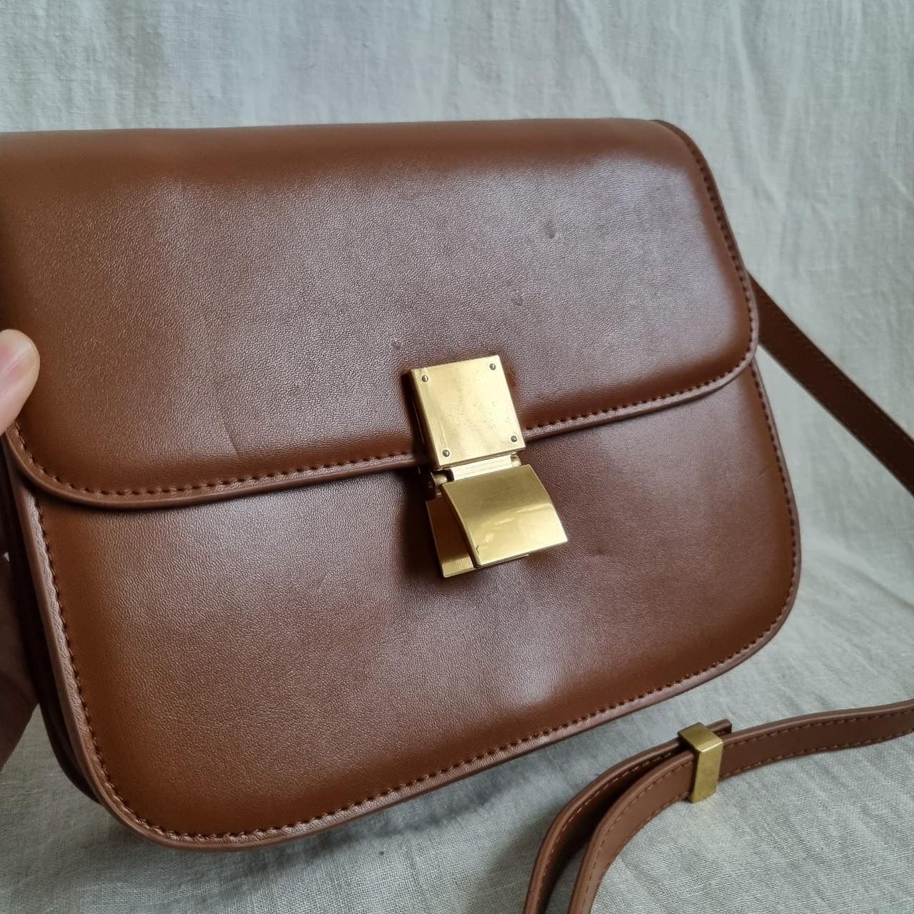 🥀 brown box bag 🩶 free shipping on bundles... - Depop