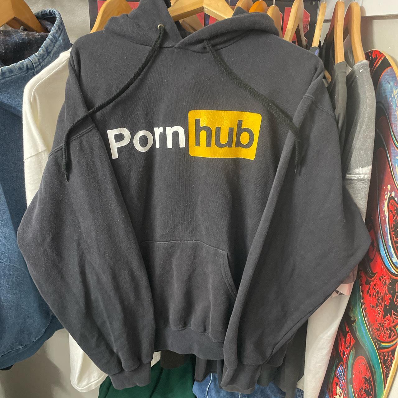 Vintage Porn Hub Hoodie Pit to pit- 25 Length-... - Depop