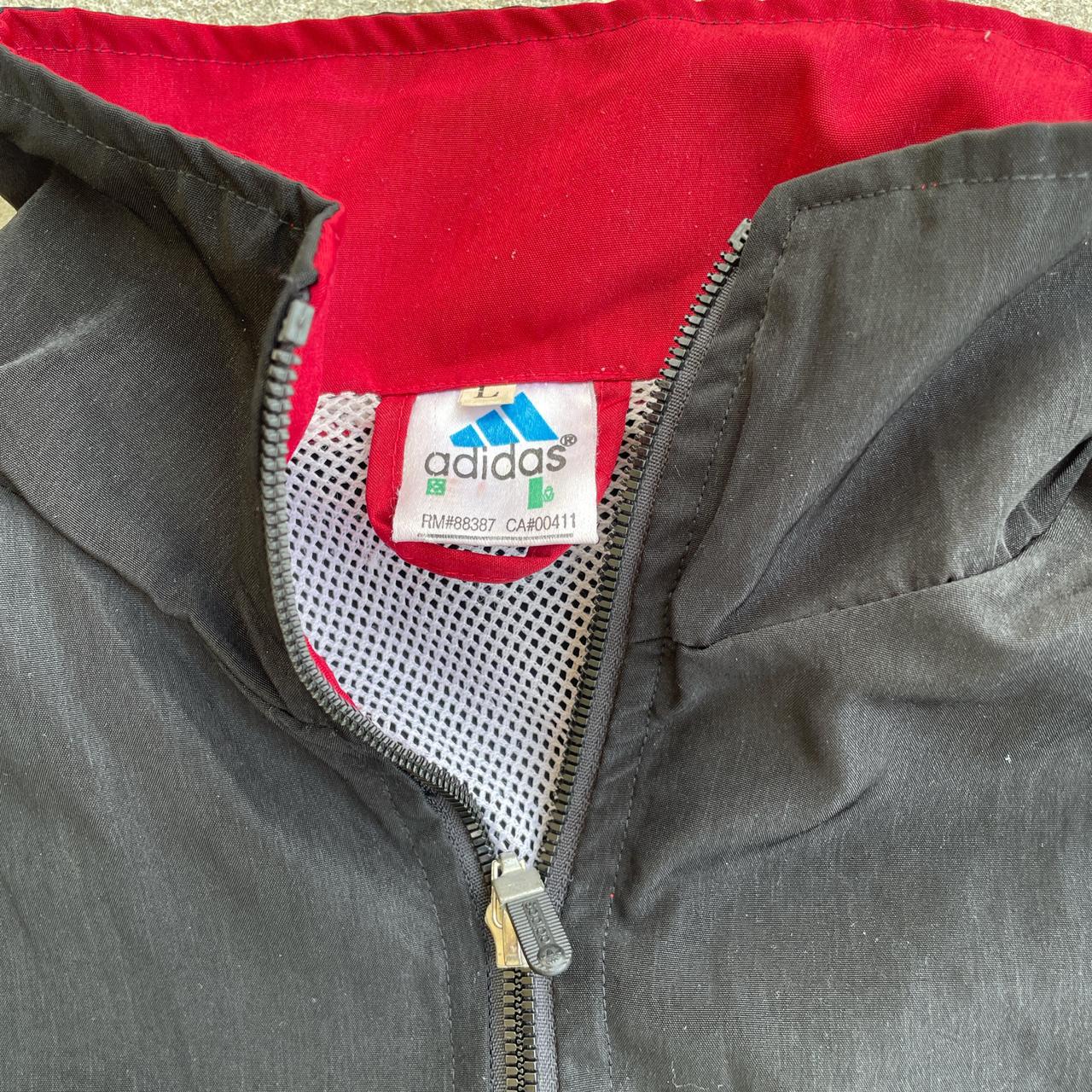 Vintage Adidas Windbreaker Pit to pit- 24.5 Length-... - Depop