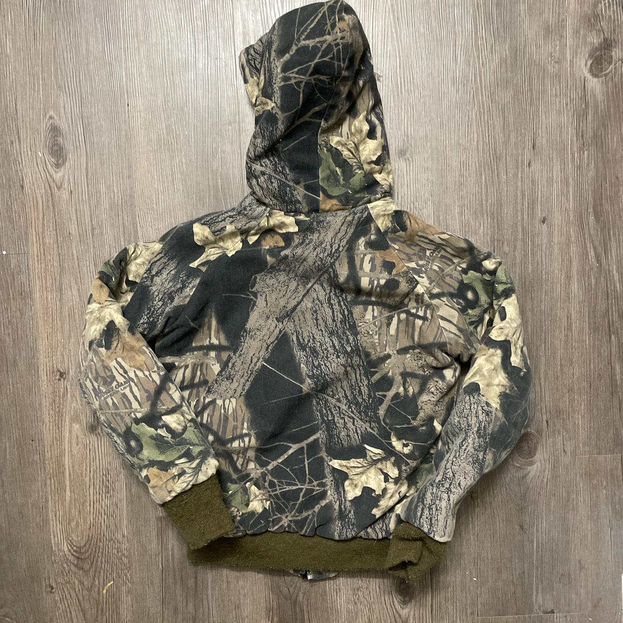 Vintage Mossy Oak Camo Jacket youth youth... - Depop