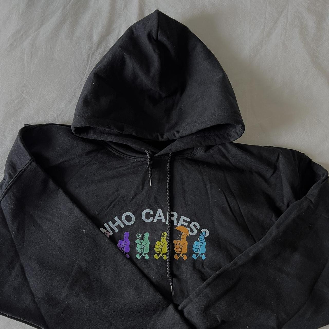 rex orange county who cares hoodie got from berlin... - Depop