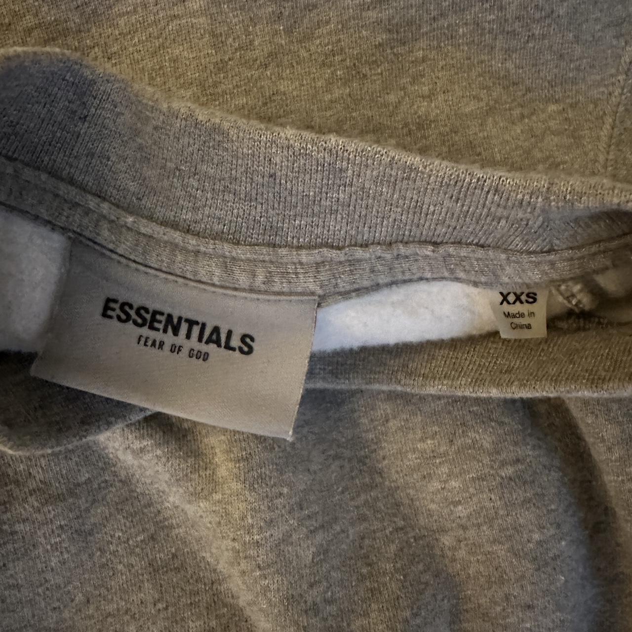 Essentials Men's Grey Sweatshirt | Depop