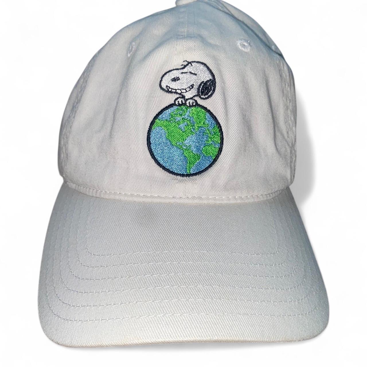 White Snoopy Ball cap 💚”its good to be... | Depop