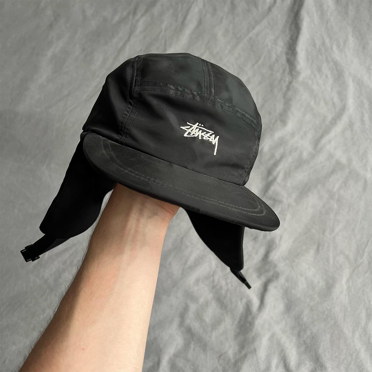 STUSSY STOCK EAR FLAP CAP Stussy embroidered logo,... - Depop