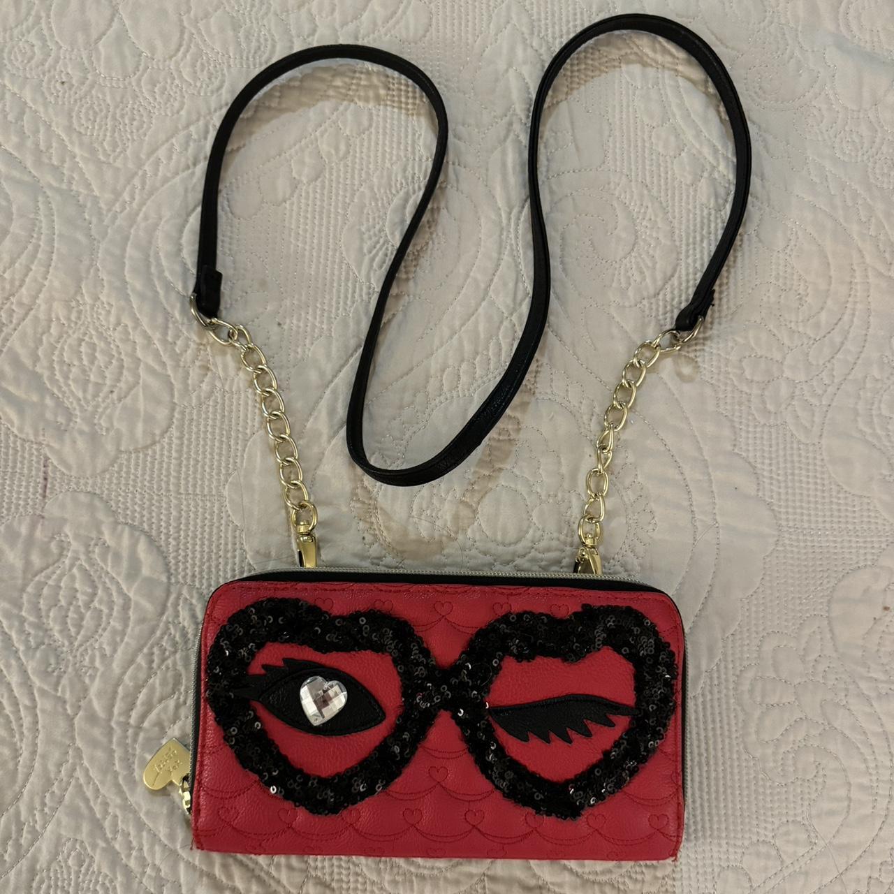 Adorable winking betsey johnson wallet purse with... - Depop
