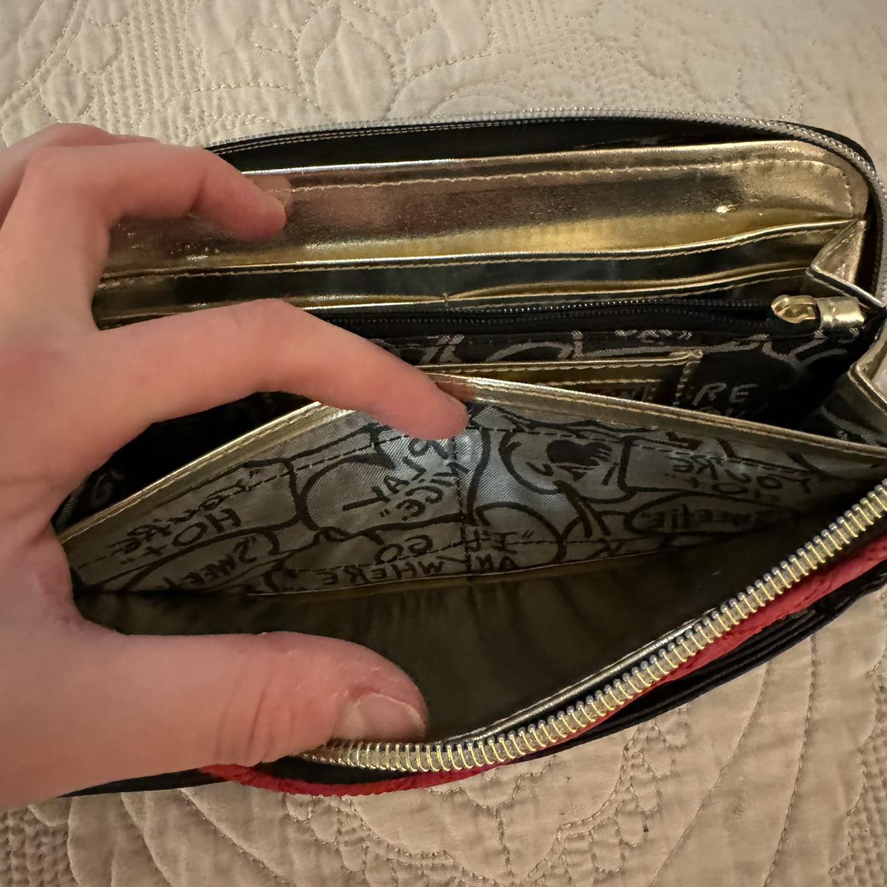 Adorable winking betsey johnson wallet purse with... - Depop