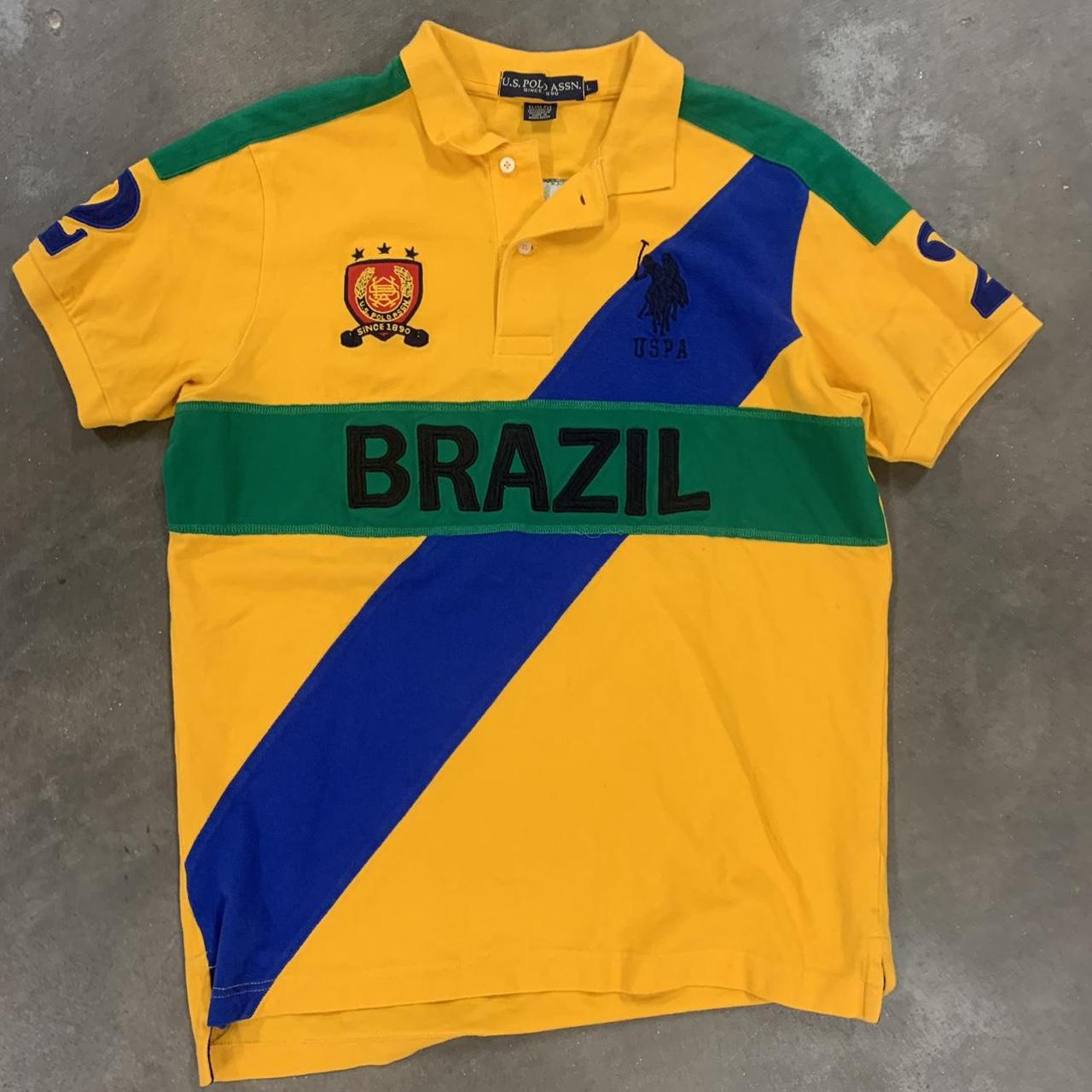 Vintage Brazil polo Polo rugby Brazil Polo Ralph... - Depop