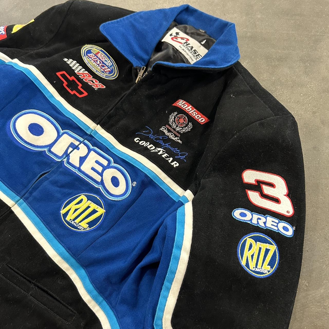 Vintage NASCAR jacket NASCAR oreo jacket Chase... - Depop