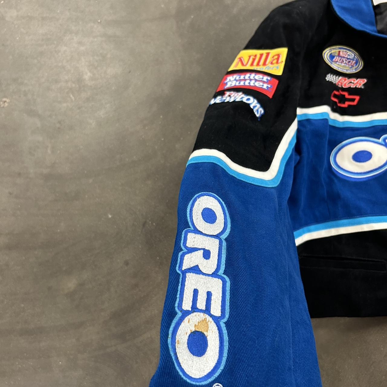 Vintage NASCAR jacket NASCAR oreo jacket Chase... - Depop
