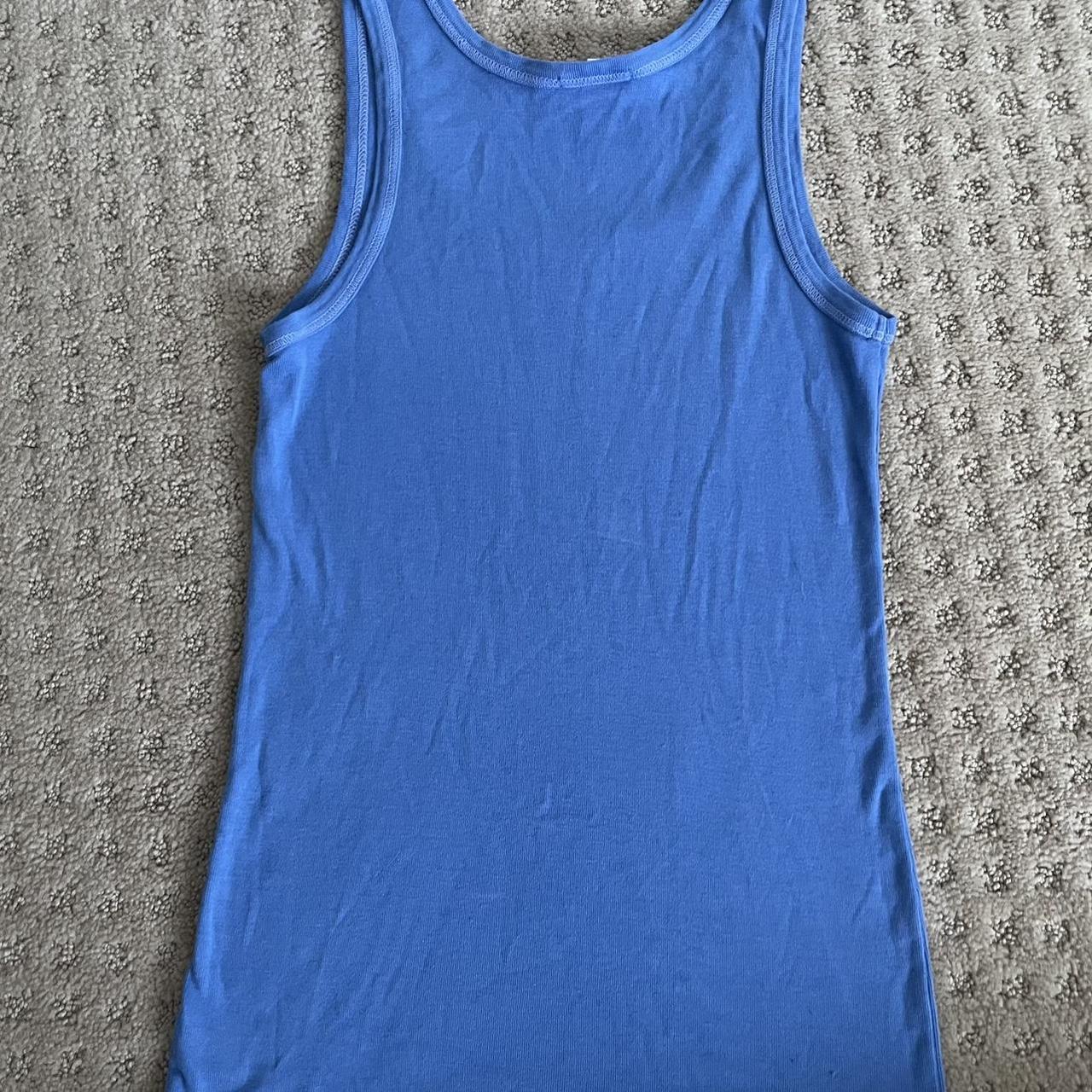 Incredibly soft Splendid blue tank Women’s xs but... - Depop