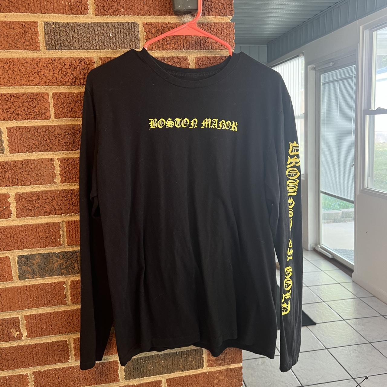 Boston Manor - Drowned In Gold black long sleeve. - Depop