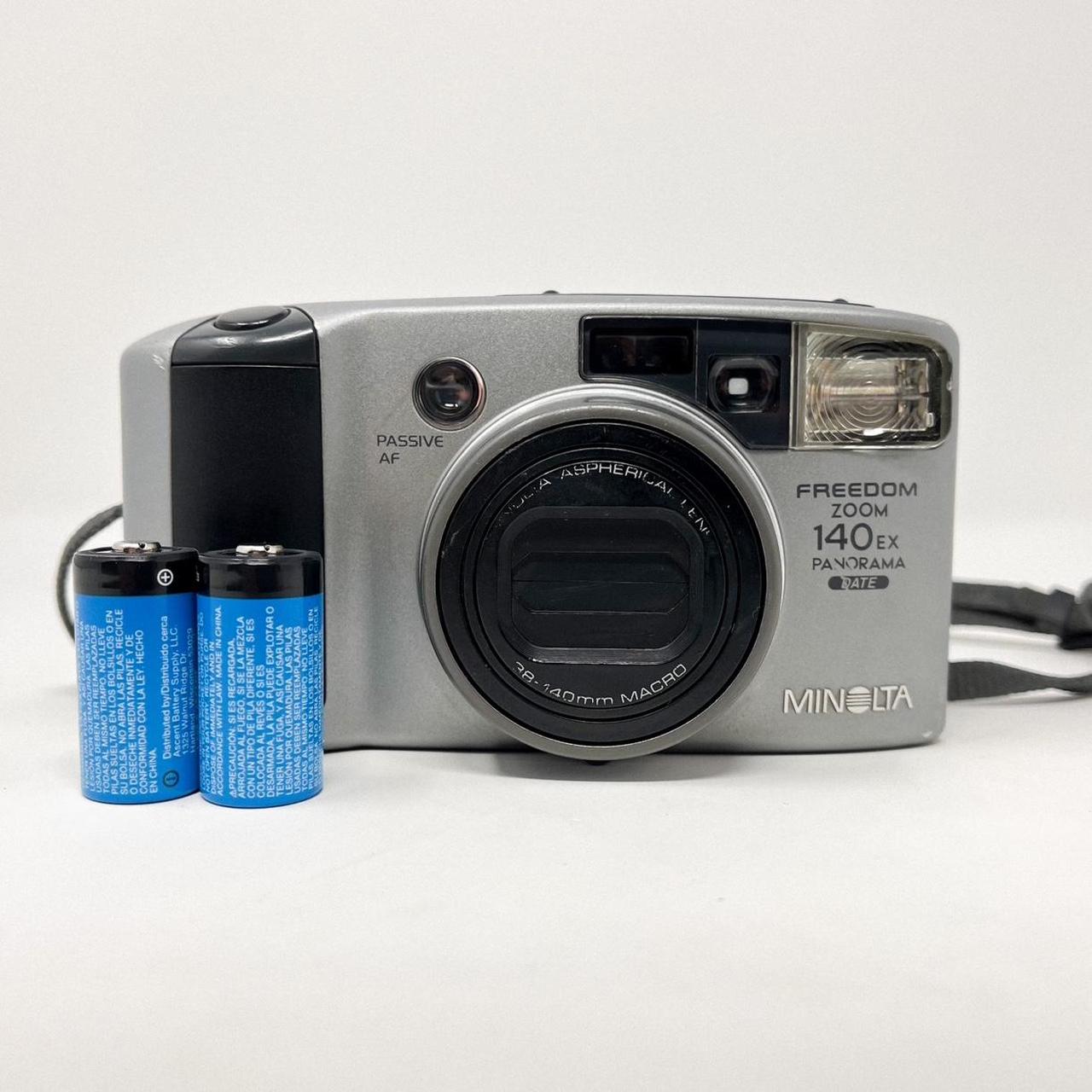 Minolta Grey and Black Cameras-and-accessories | Depop