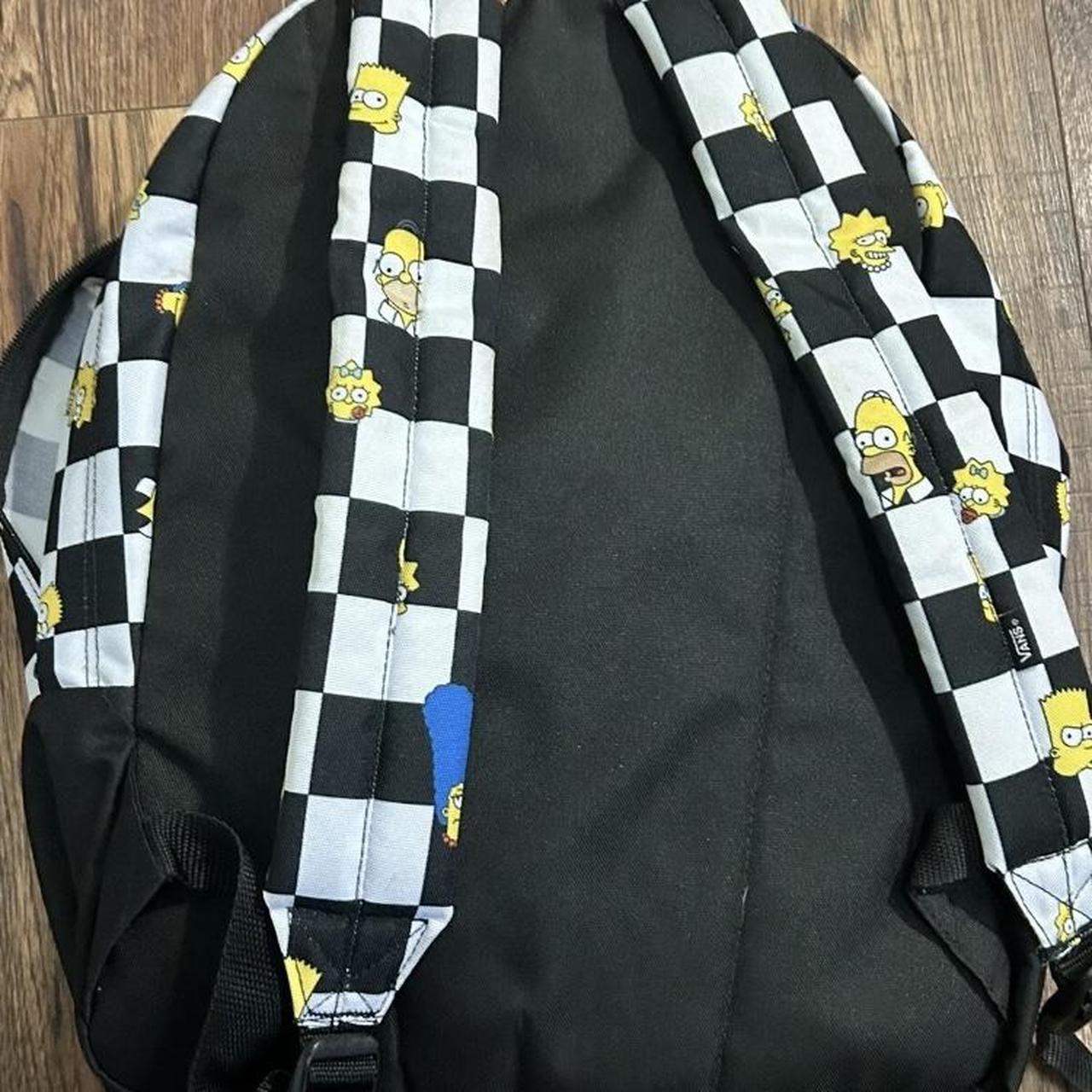 THE SIMPSONS / VANS “OFF THE WALL” BACKPACK PURSE... - Depop