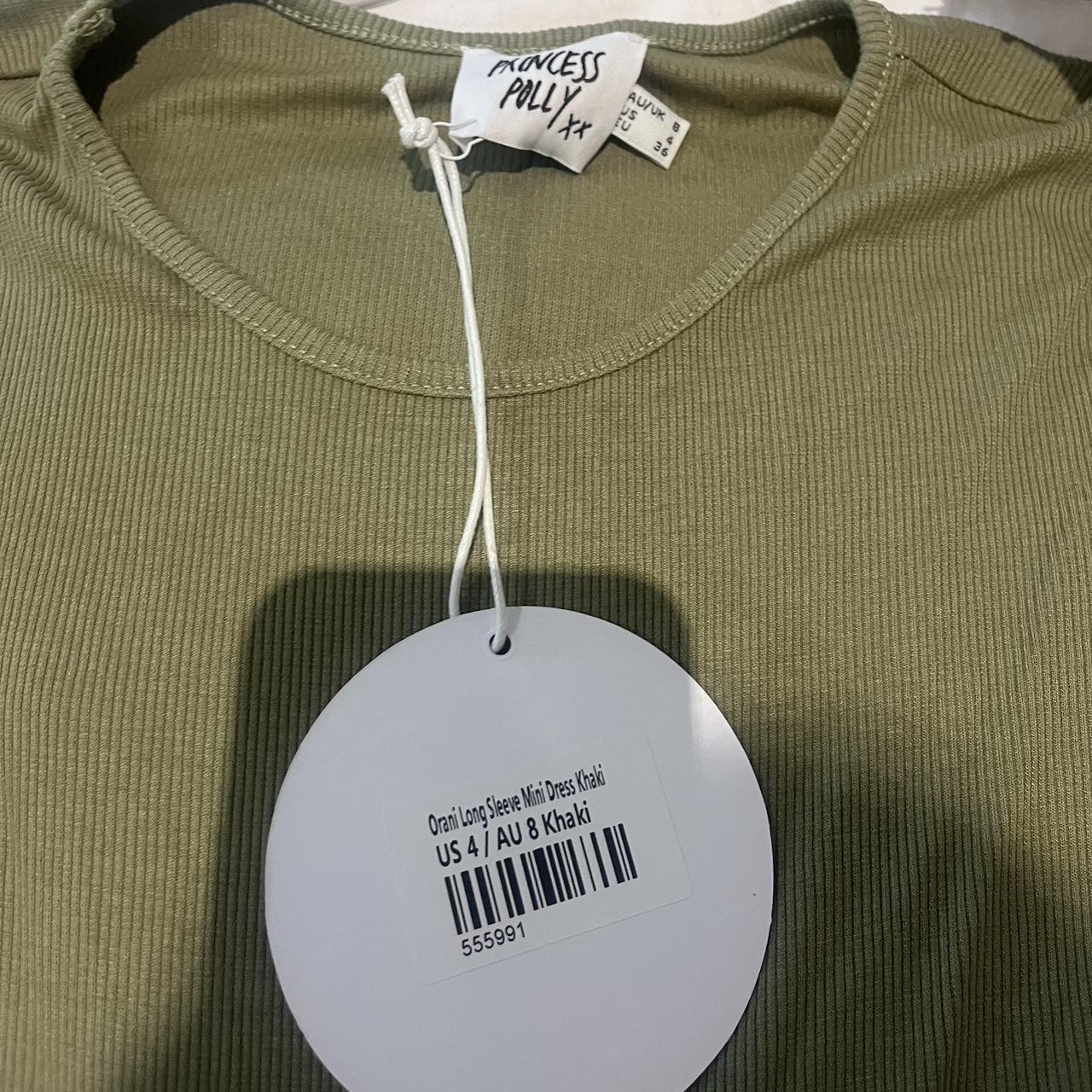 princess polly long green dress brand new with tags... - Depop