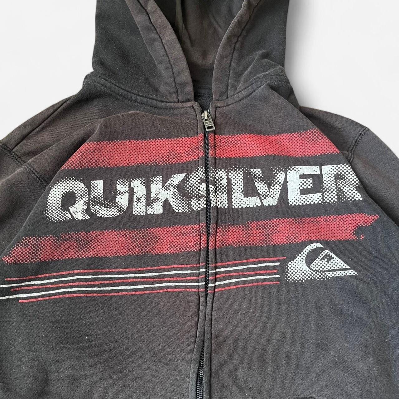 Vintage 2000s Quicksilver Zip Up Hoodie Super sick... | Depop