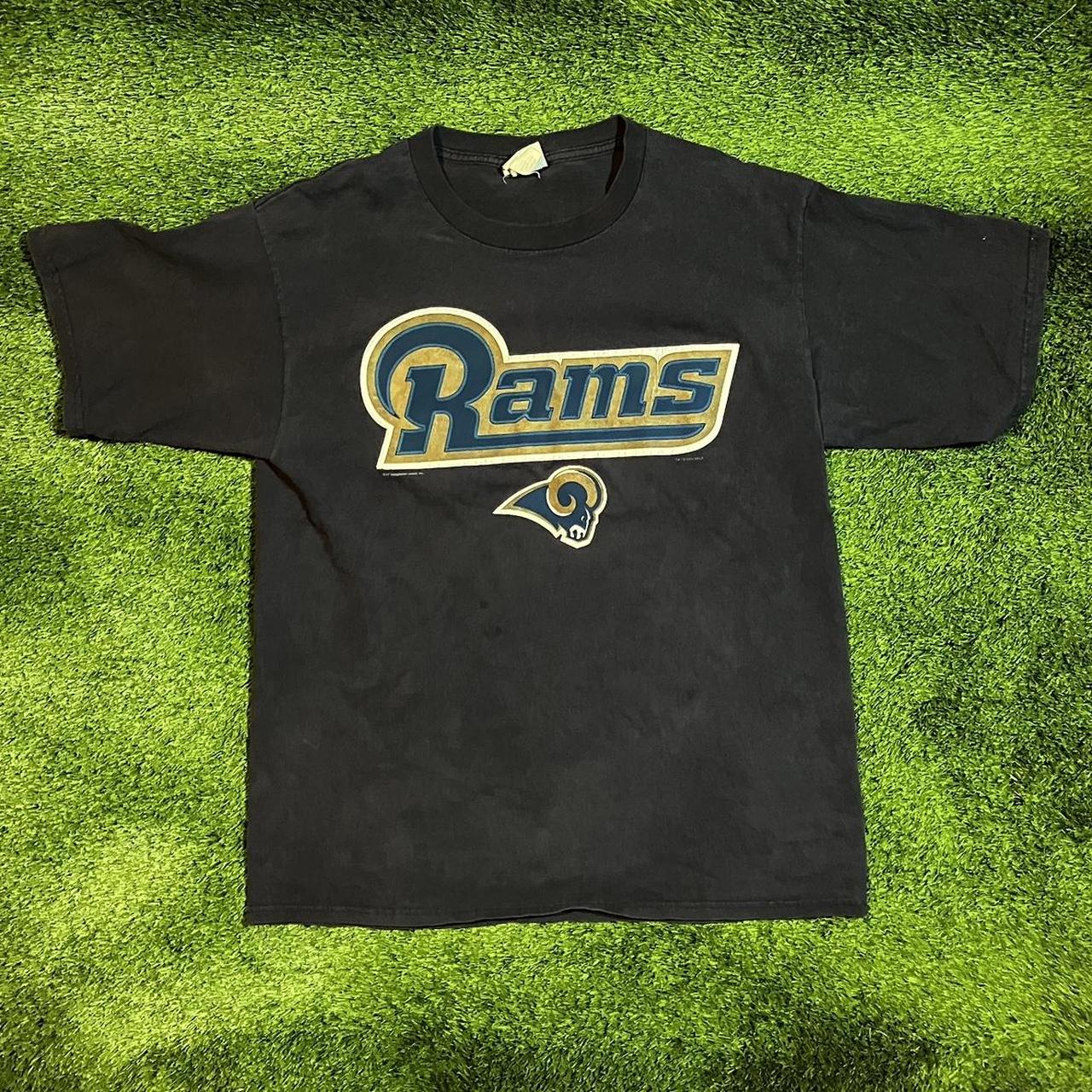 🔥SHOOT YOUR OFFER🔥 Vintage 2001 Rams NFL Large Navy... - Depop