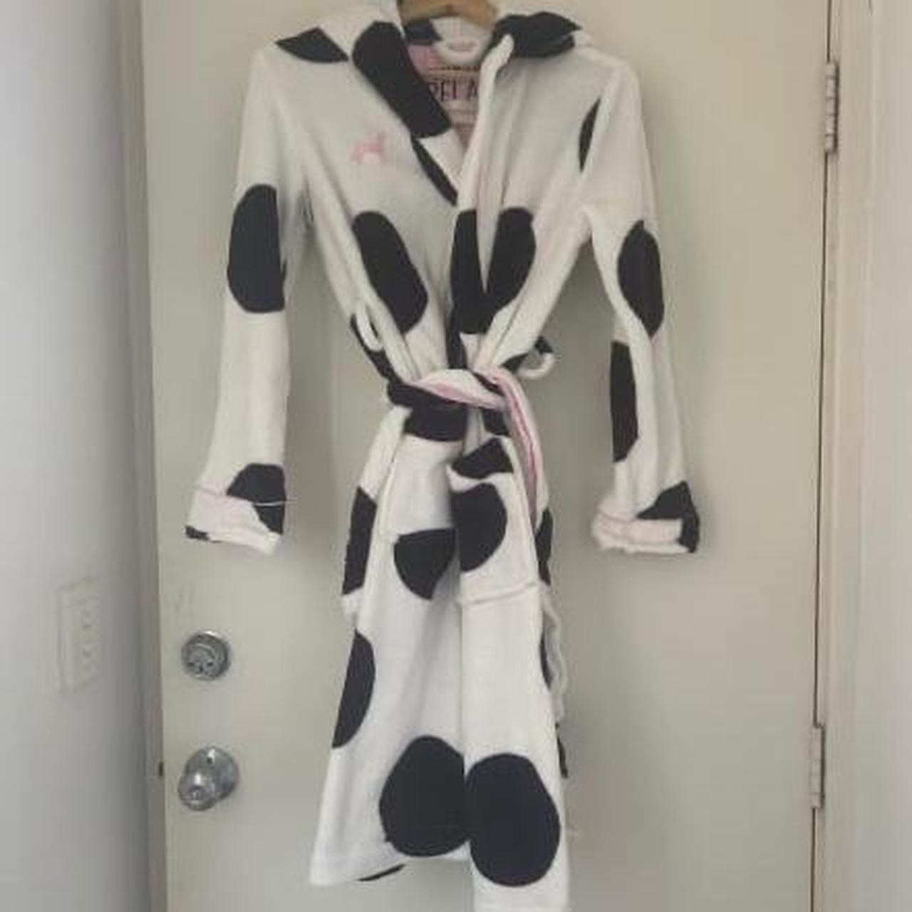 Polka dot peter alexander robe - Depop