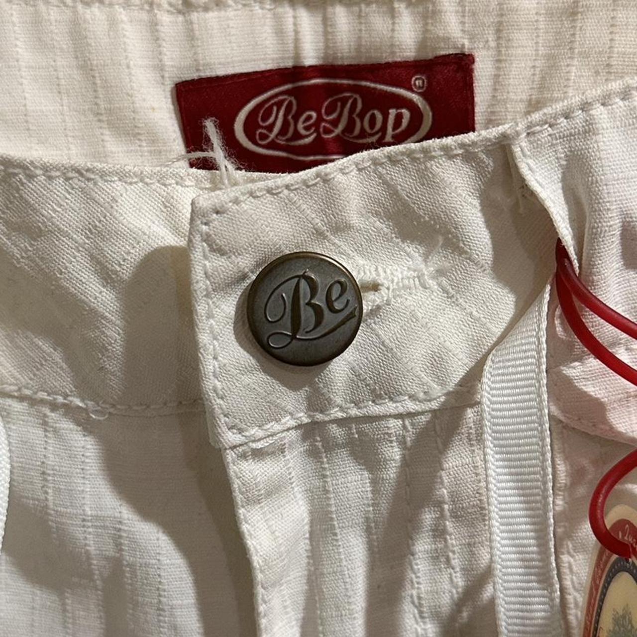 Vintage BeBop white baggy cargo Jeans. New with... | Depop