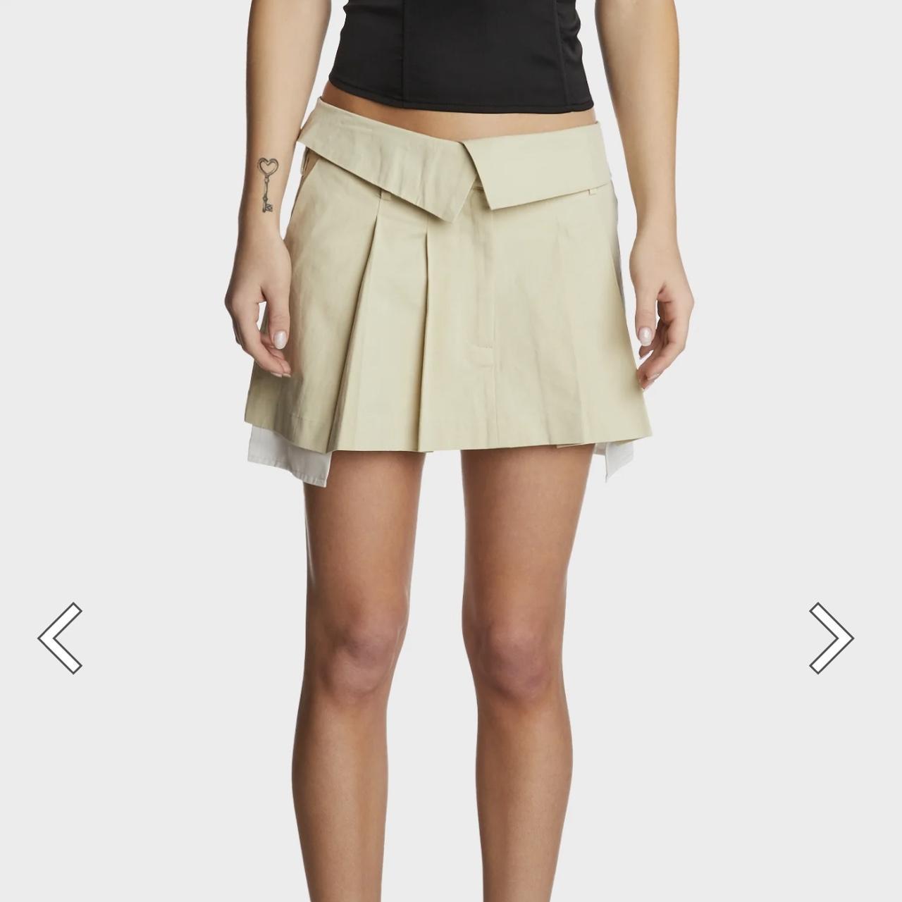 Lioness mini utility skirt in beige - new without... - Depop