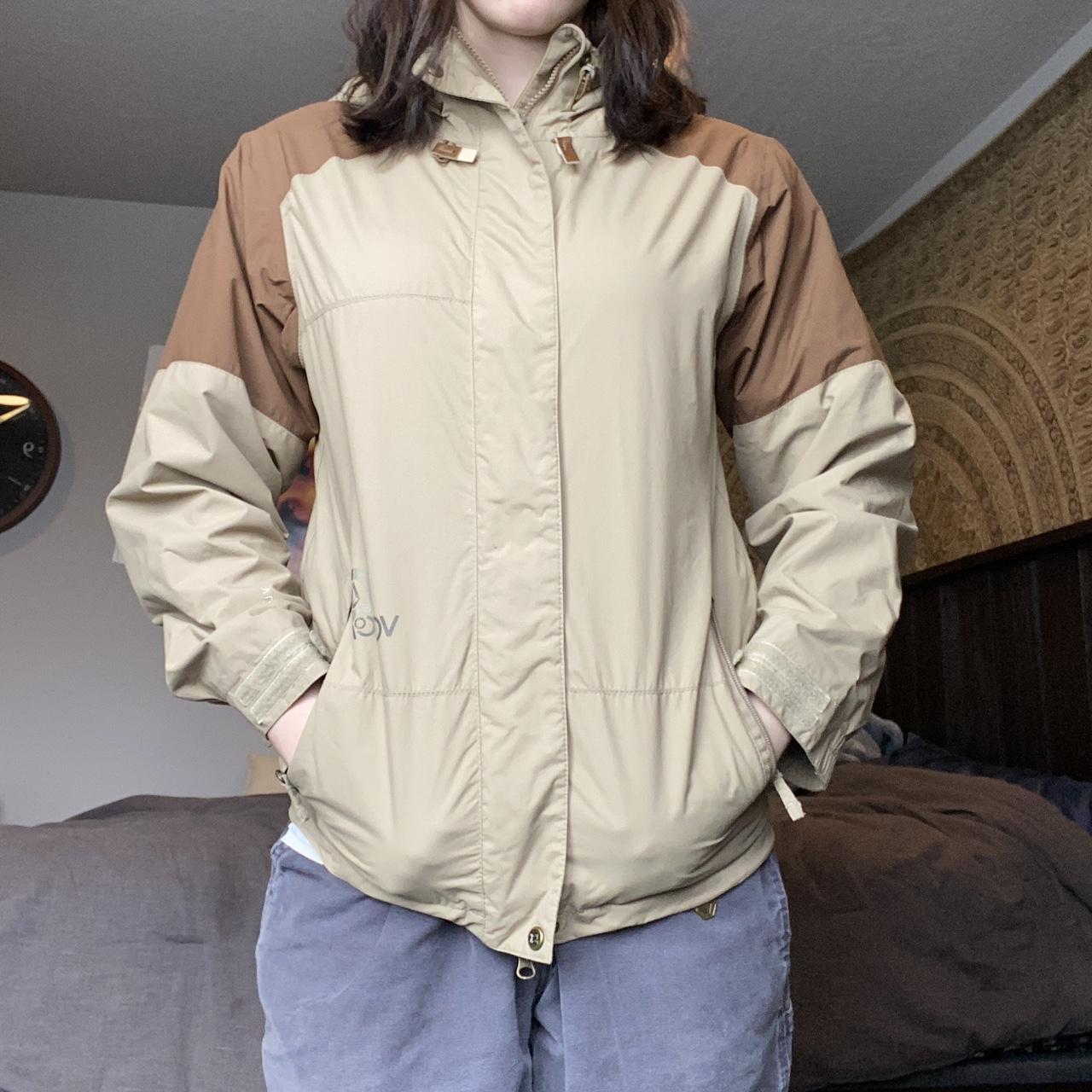 Volcom Women's Tan and Brown Jacket | Depop