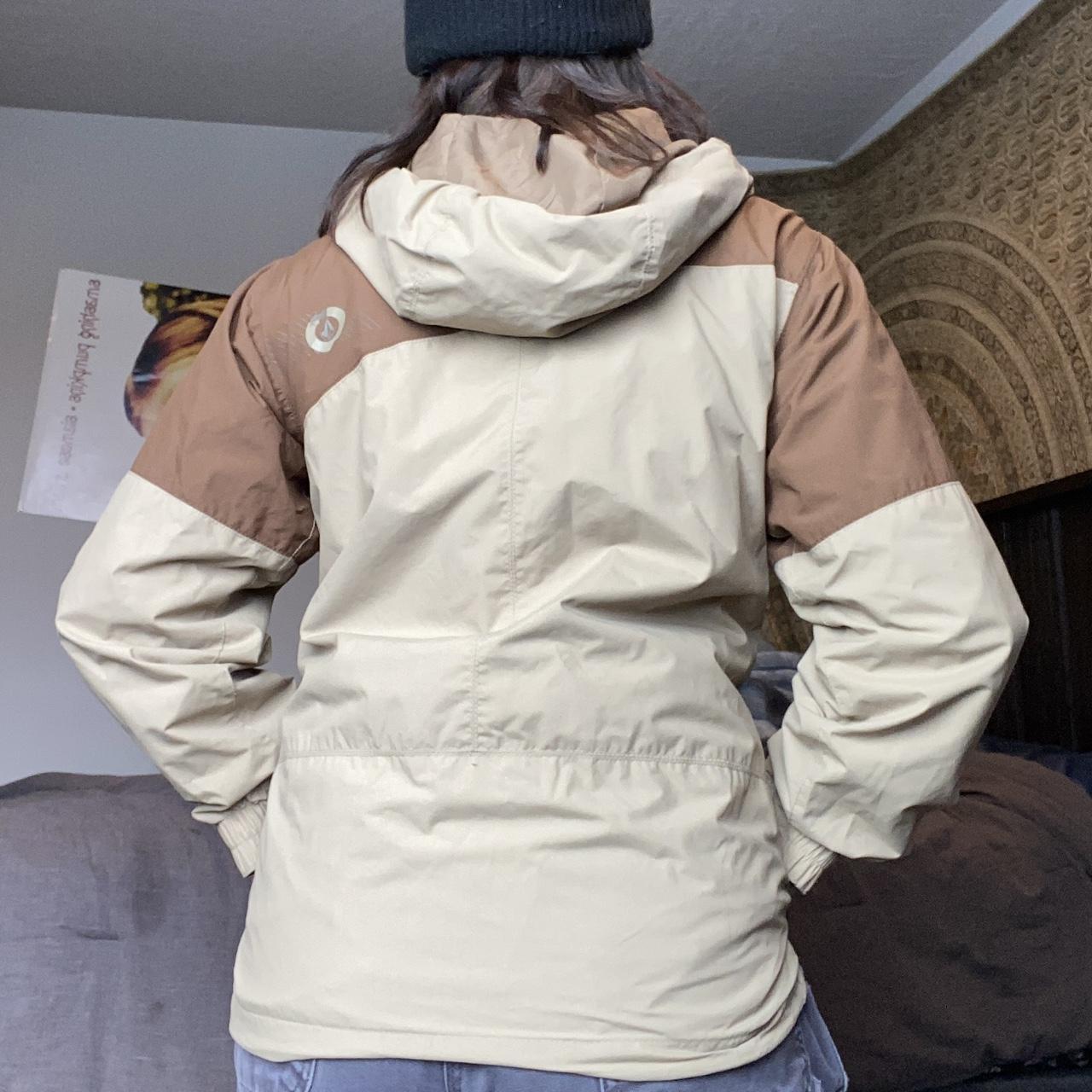 Volcom Women's Tan and Brown Jacket | Depop
