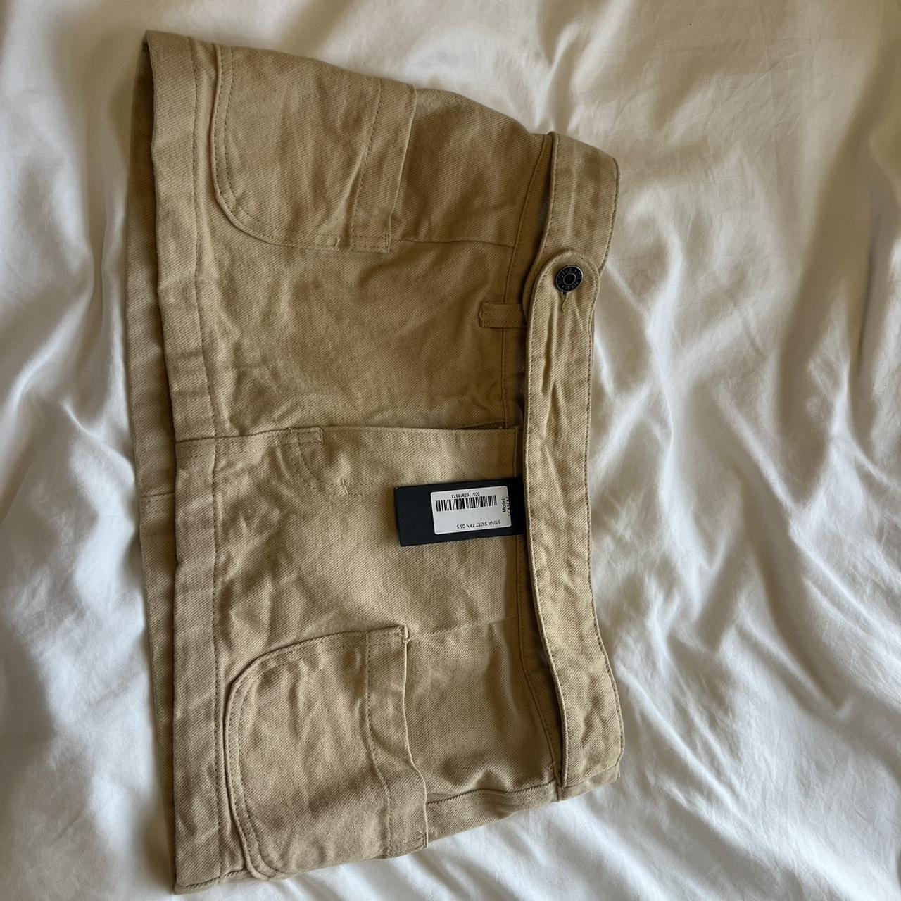 Motel rocks low rise mini cargo skirt S new with... - Depop