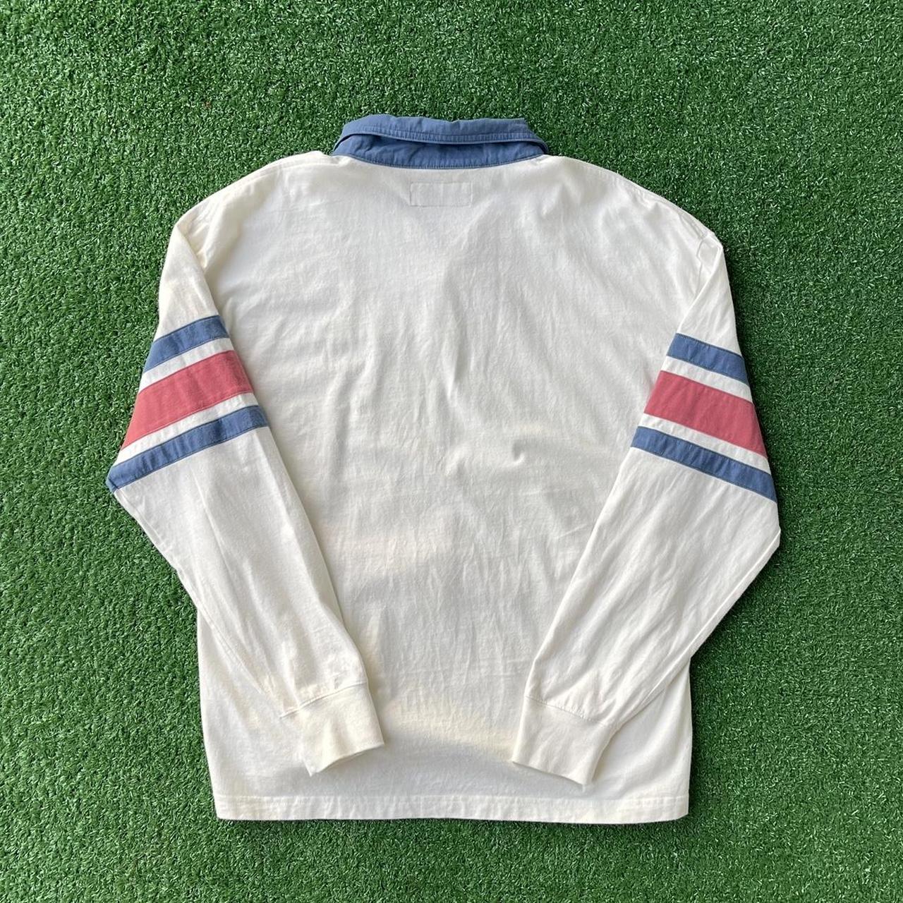 Abercrombie Rugby Polo Long-sleeve Oversized... - Depop