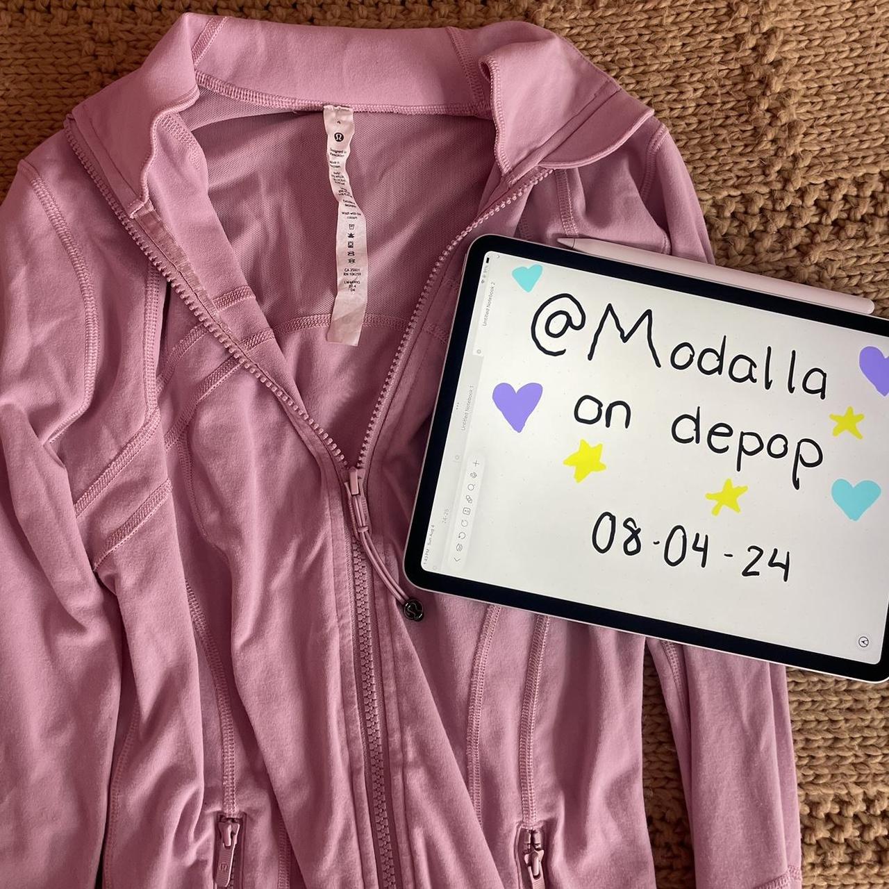 Lululemon Define Jacket Color : Pink Peony Size... - Depop