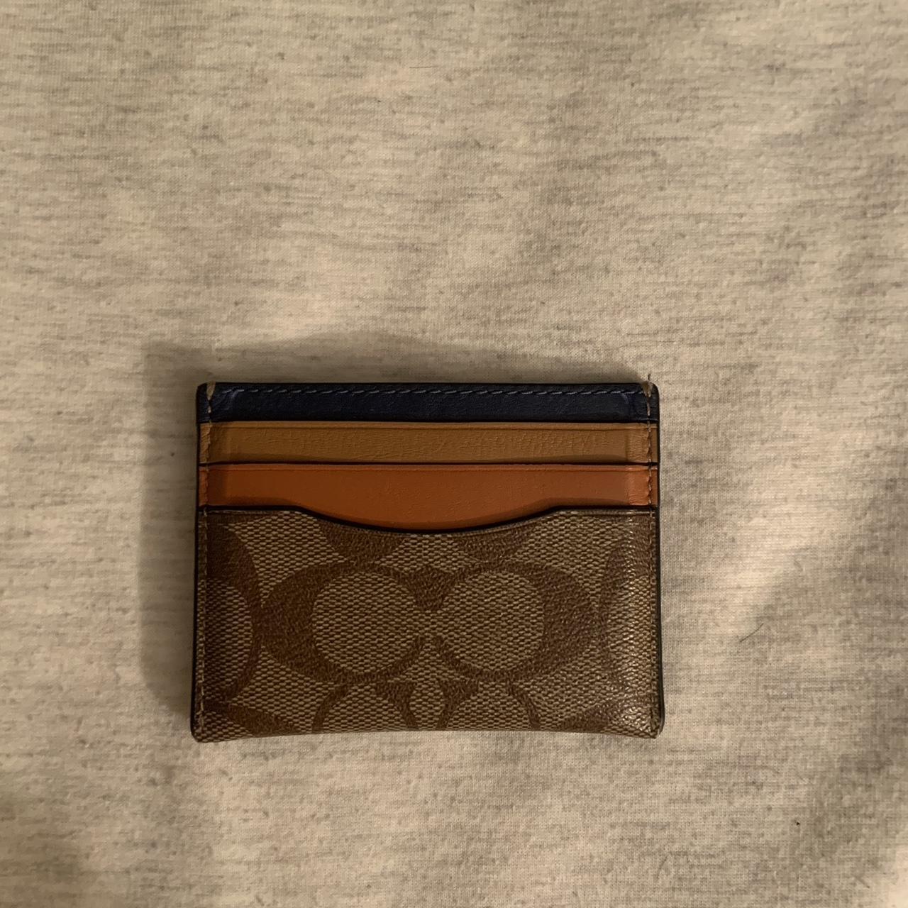 Coach card wallet Color block Coach card holder -... - Depop