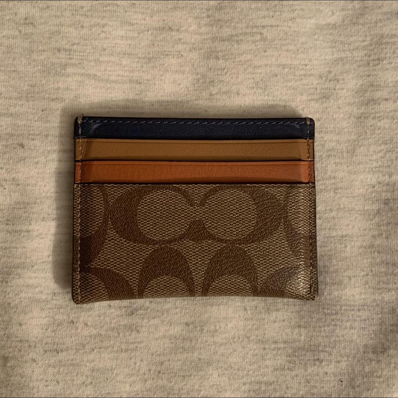 Coach card wallet Color block Coach card holder -... - Depop