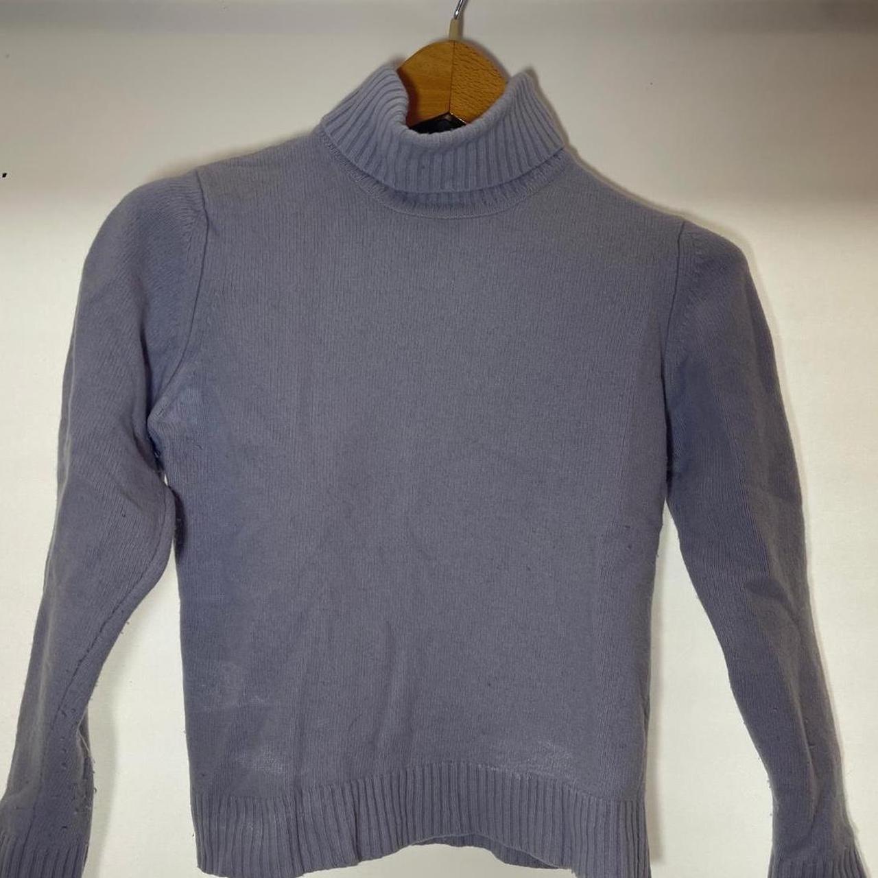 Baby blue roll neck Super cute just don’t wear ! - Depop