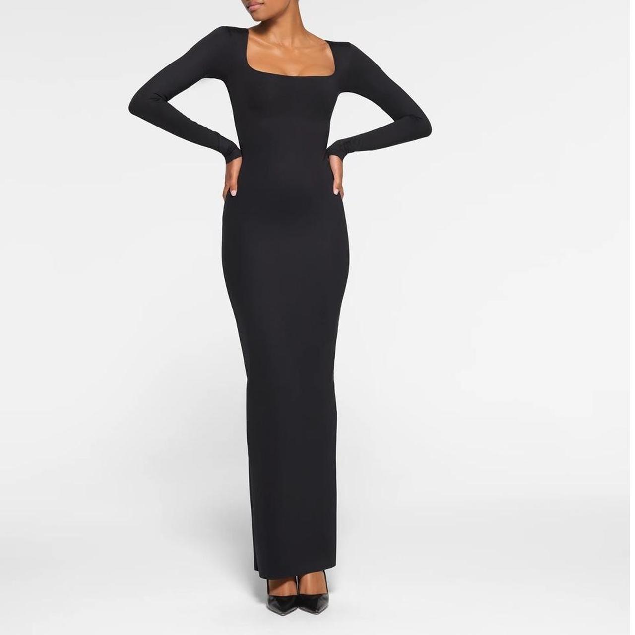 Skims long sleeve dress Size XS Perfect condition - Depop