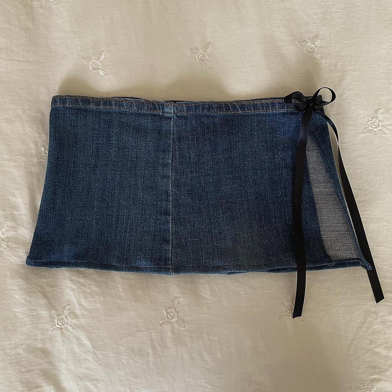 🎀 micro mini wrap skirt w ribbon tie 🎀 a hand made... - Depop