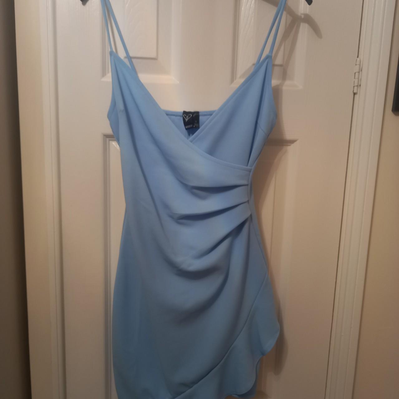 Light blue Windsor bodycon dress Size Medium... - Depop