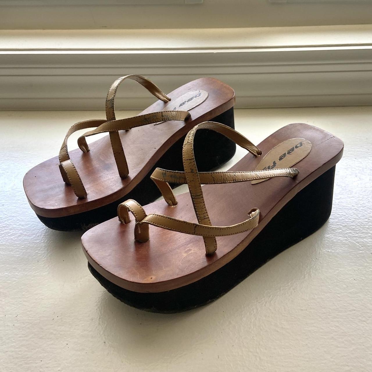 Gorg Vintage 90s Chunky Sandals 🖤 By Bee Fly. Insane... - Depop