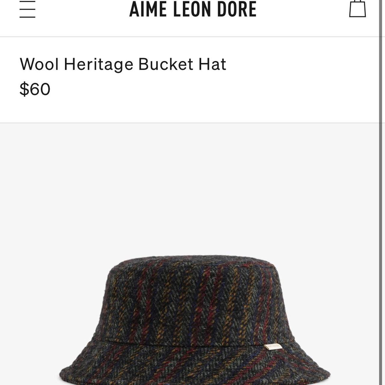Aime Leon Dore Wool Heritage Bucket Hat Multi... - Depop