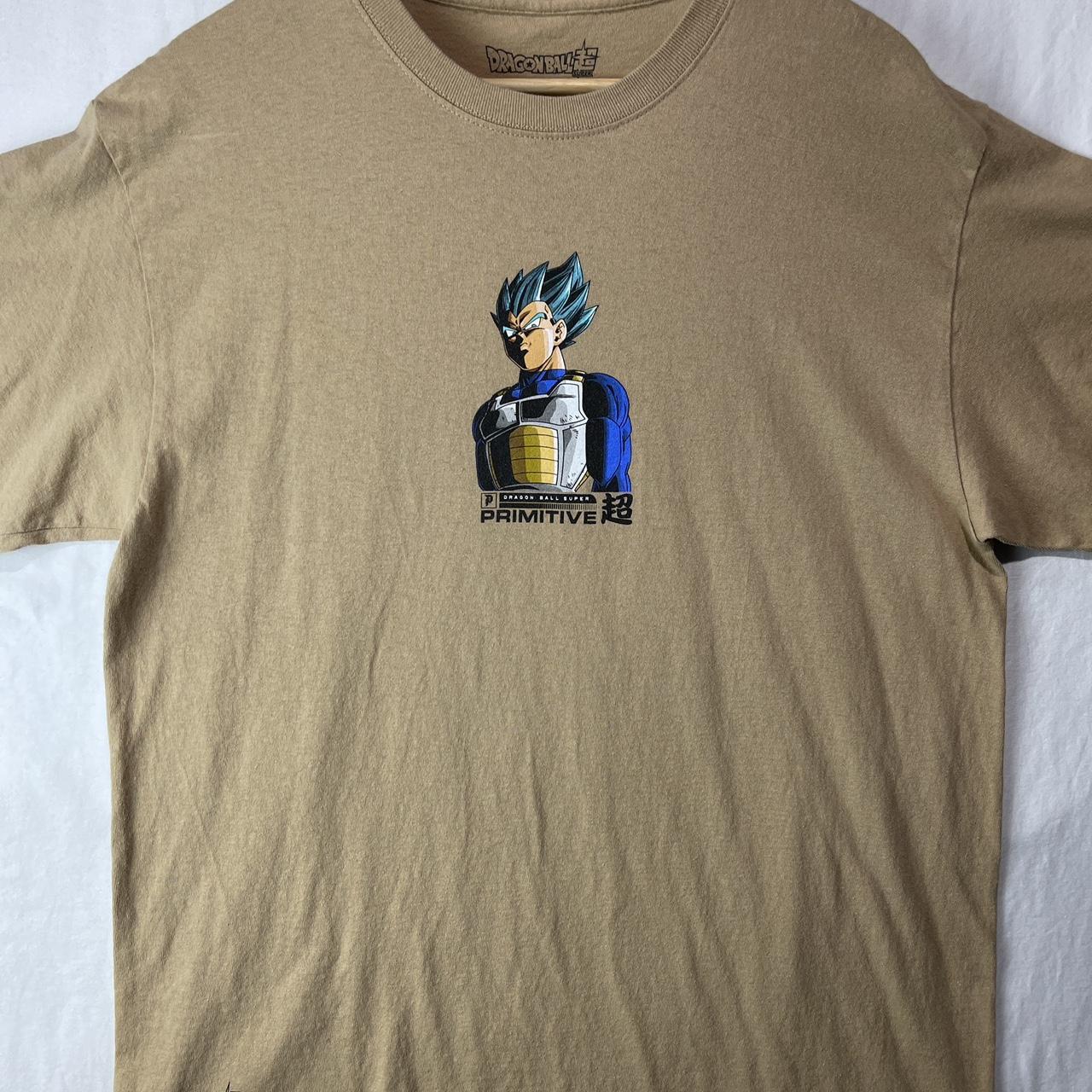 Primitive x Dragon Ball Super Shadow Vegeta Natural... - Depop