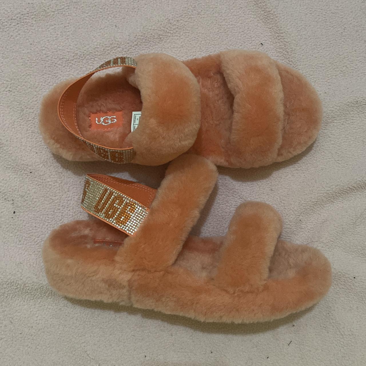Supperrrr cute UGG fuzzy pink slippers, literally... - Depop