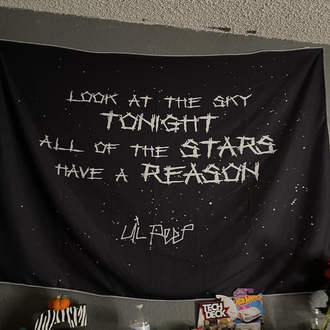 lil peep tapestry offer up is cheaper #lilpeep... - Depop